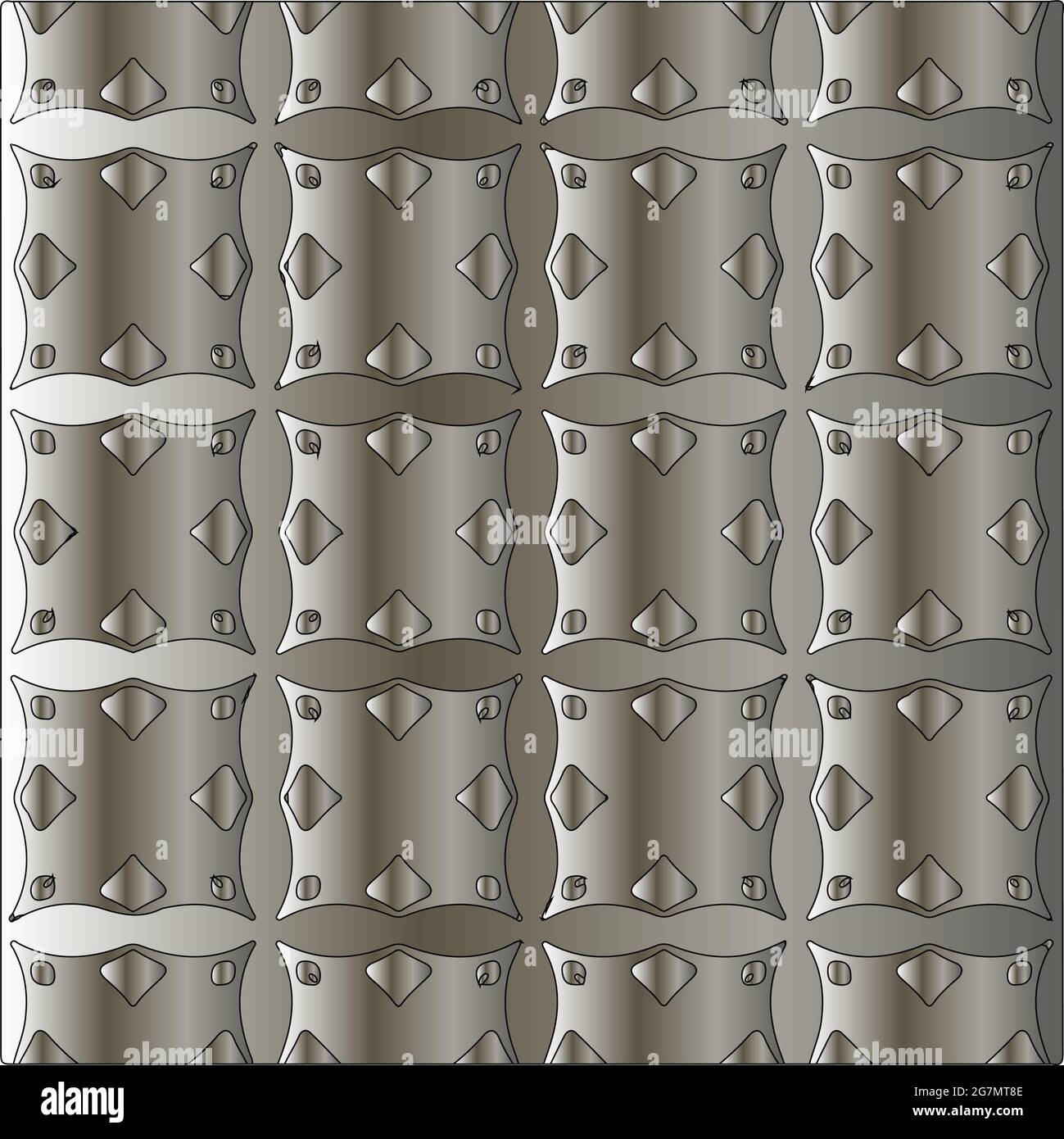 steel metallic gradient with a repeating pattern. Abstract metallic ...