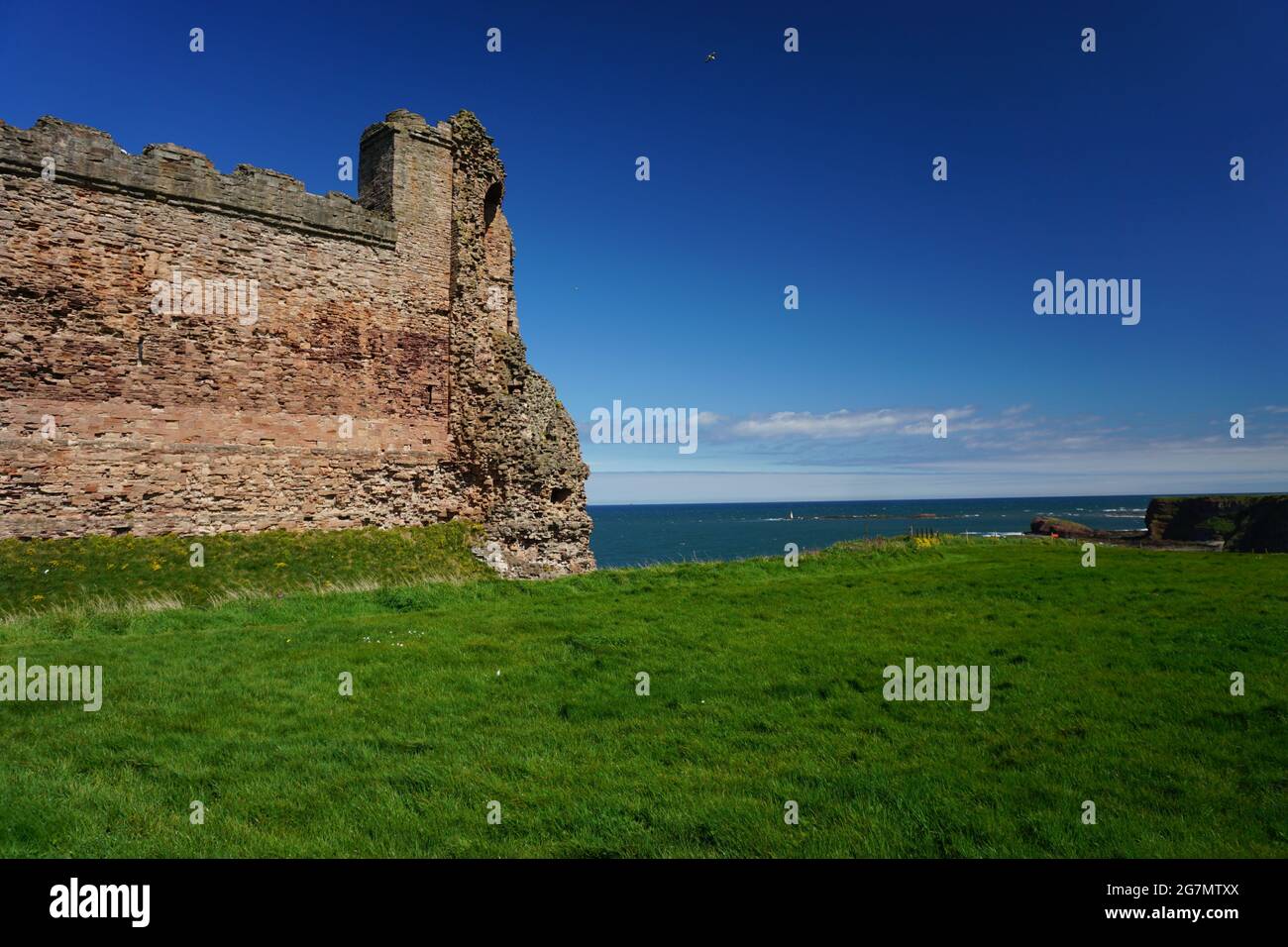 Tantallon Castle east Lothian Scotland Stock Photo - Alamy