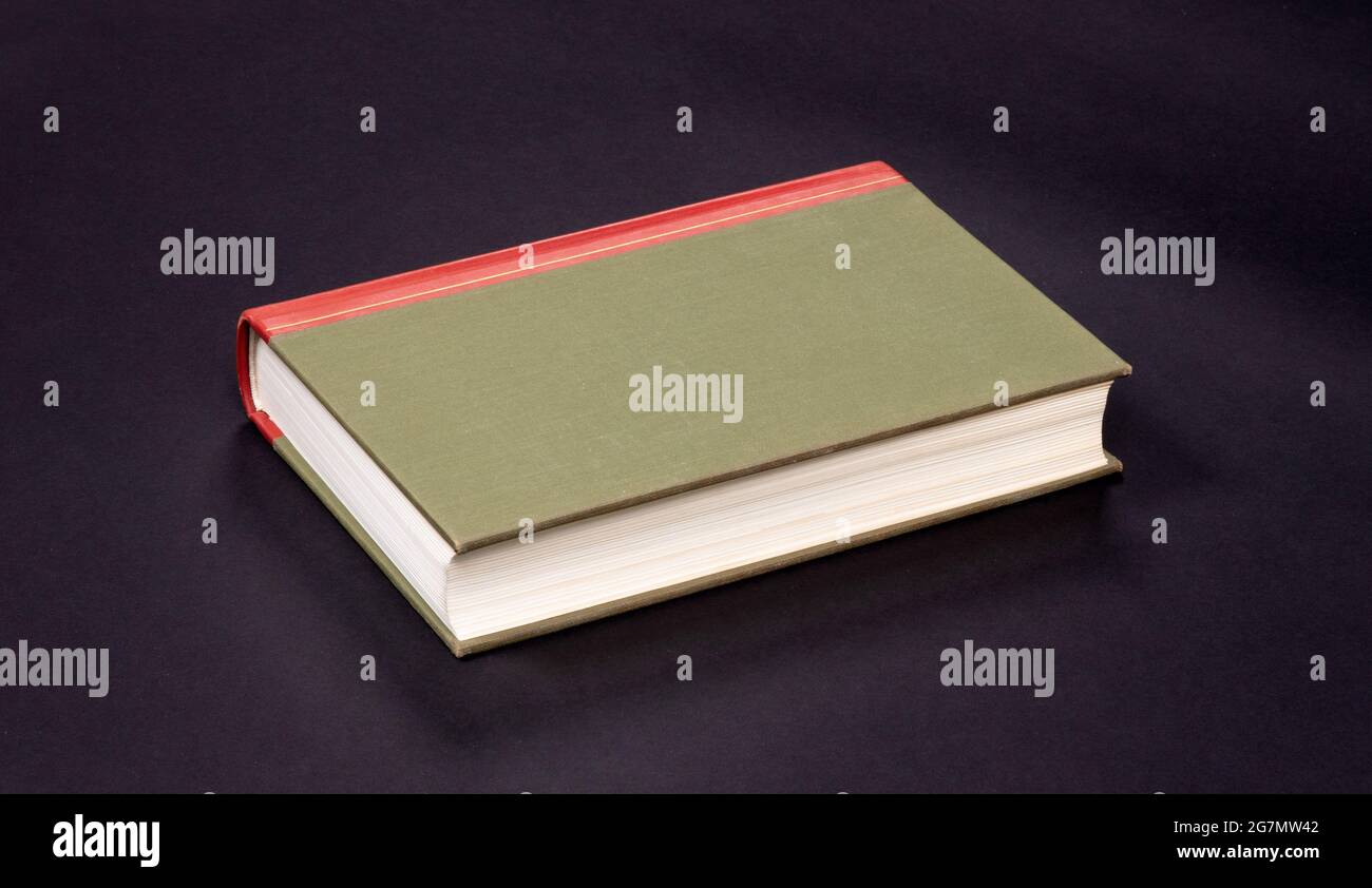 Book green hardback old hi-res stock photography and images - Alamy