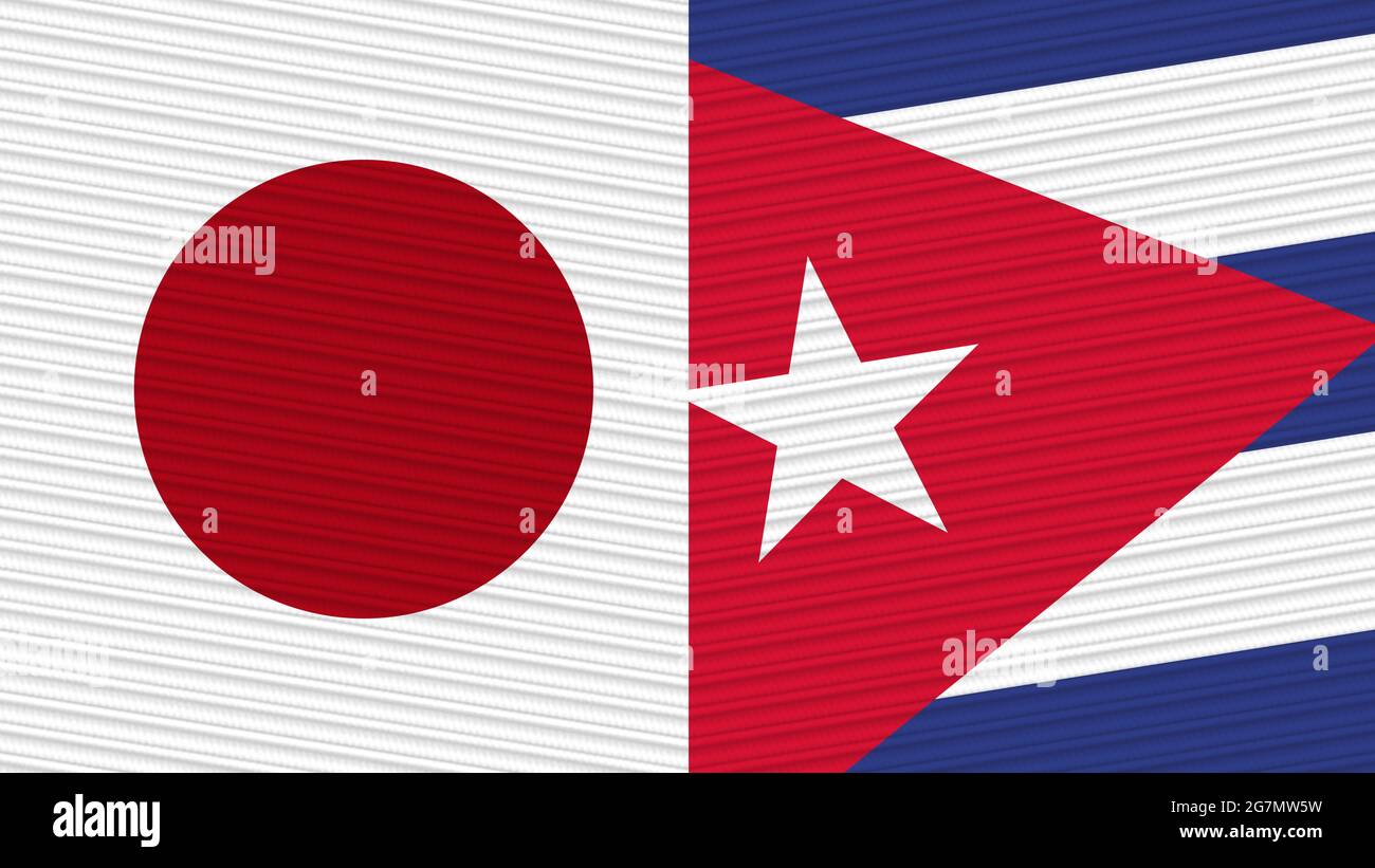 Cyprus and Japan Two Half Flags Together Fabric Texture Illustration ...
