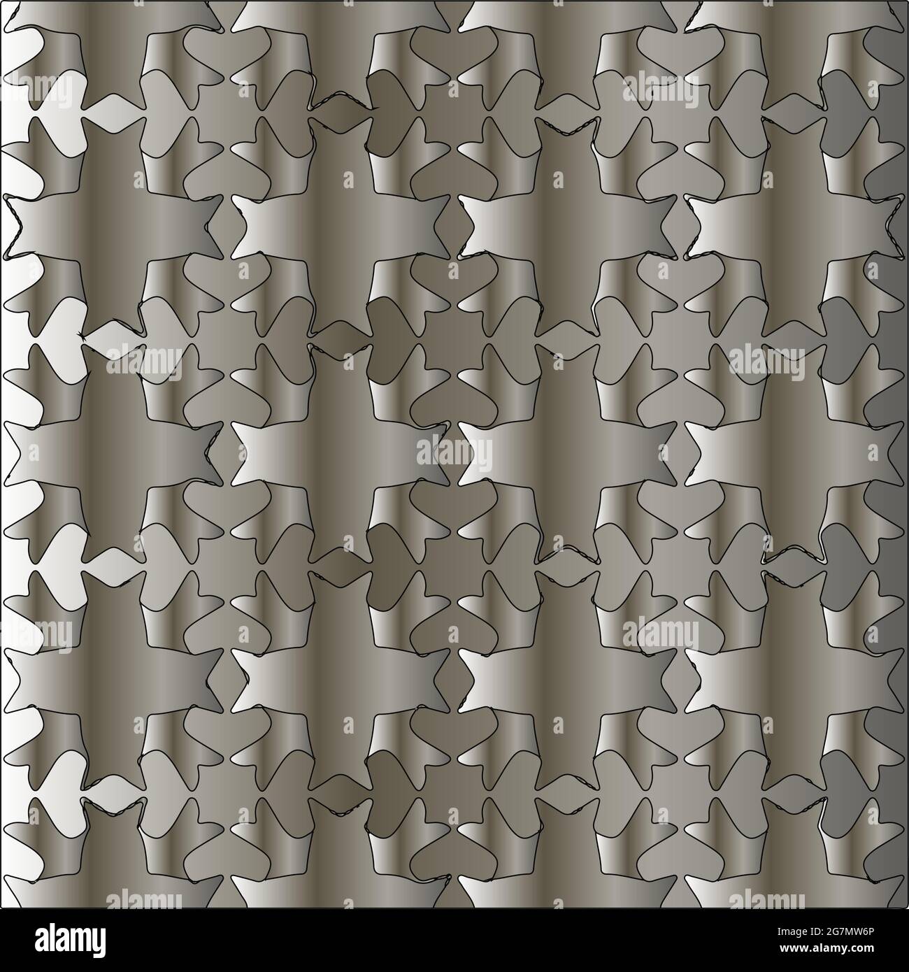 steel metallic gradient with a repeating pattern. Abstract metallic ...