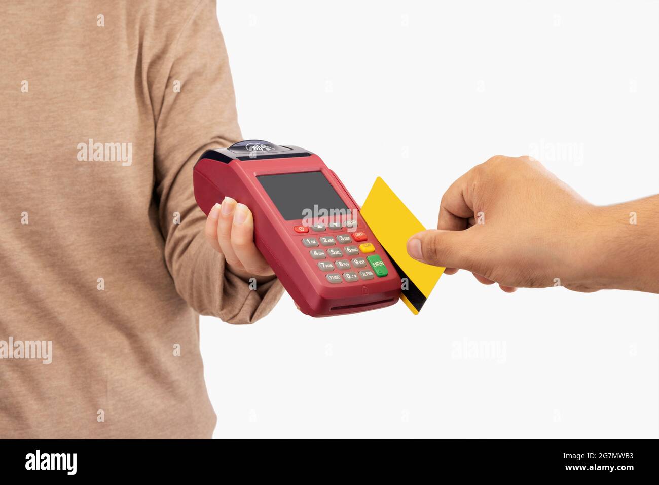 Swiping machine hi-res stock photography and images - Alamy