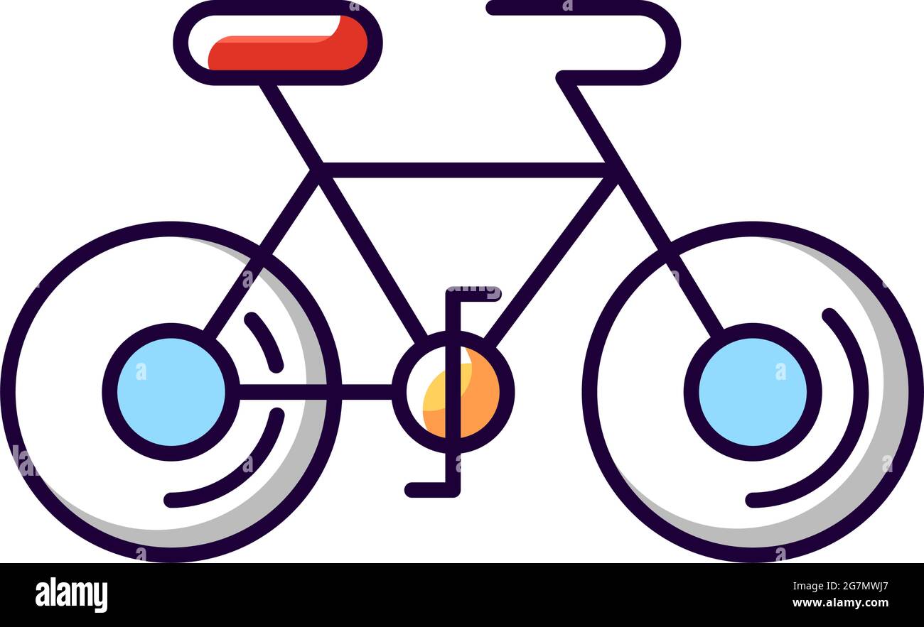 Wheels pedals saddle Stock Vector Images - Alamy