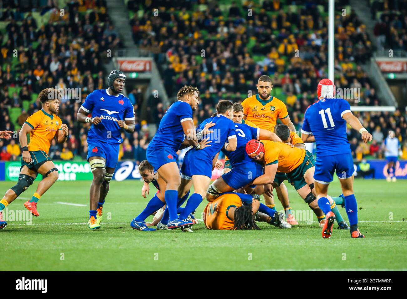 2021 Wallabies vs France Test Series - Second Test Stock Photo - Alamy