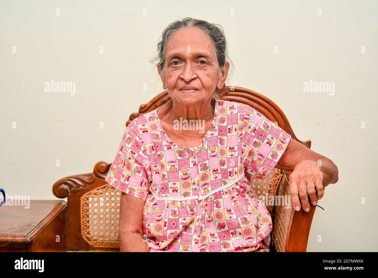 A grandmother (old women) in portrait Stock Photo - Alamy