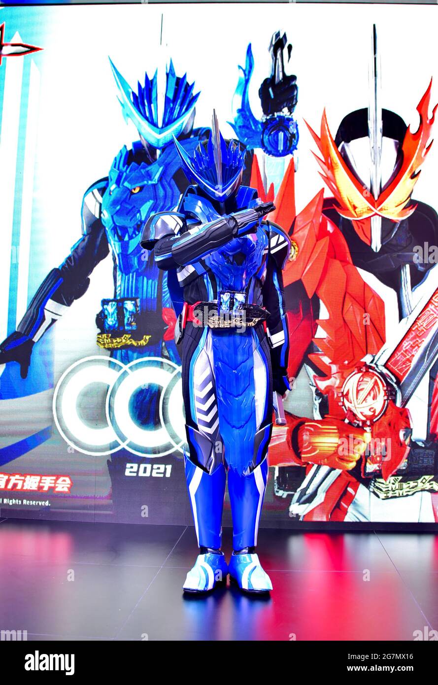 Cosplayers are posing during the first day of CCG EXPO, the CCG EXPO ...