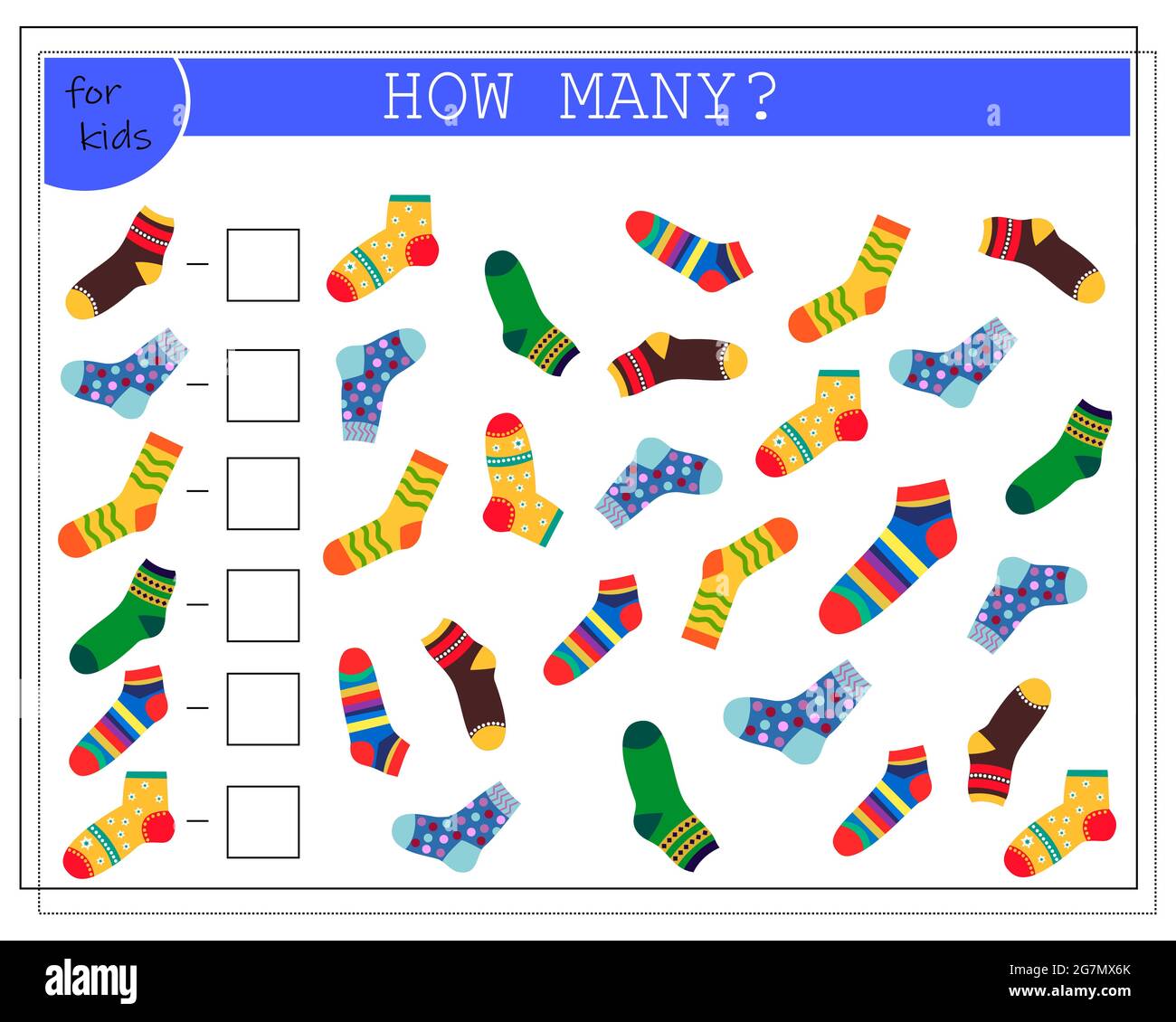 math game for kids. count how many of them there are. multi-colored ...
