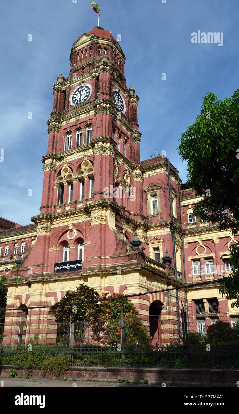 Yangon high court hi-res stock photography and images - Alamy