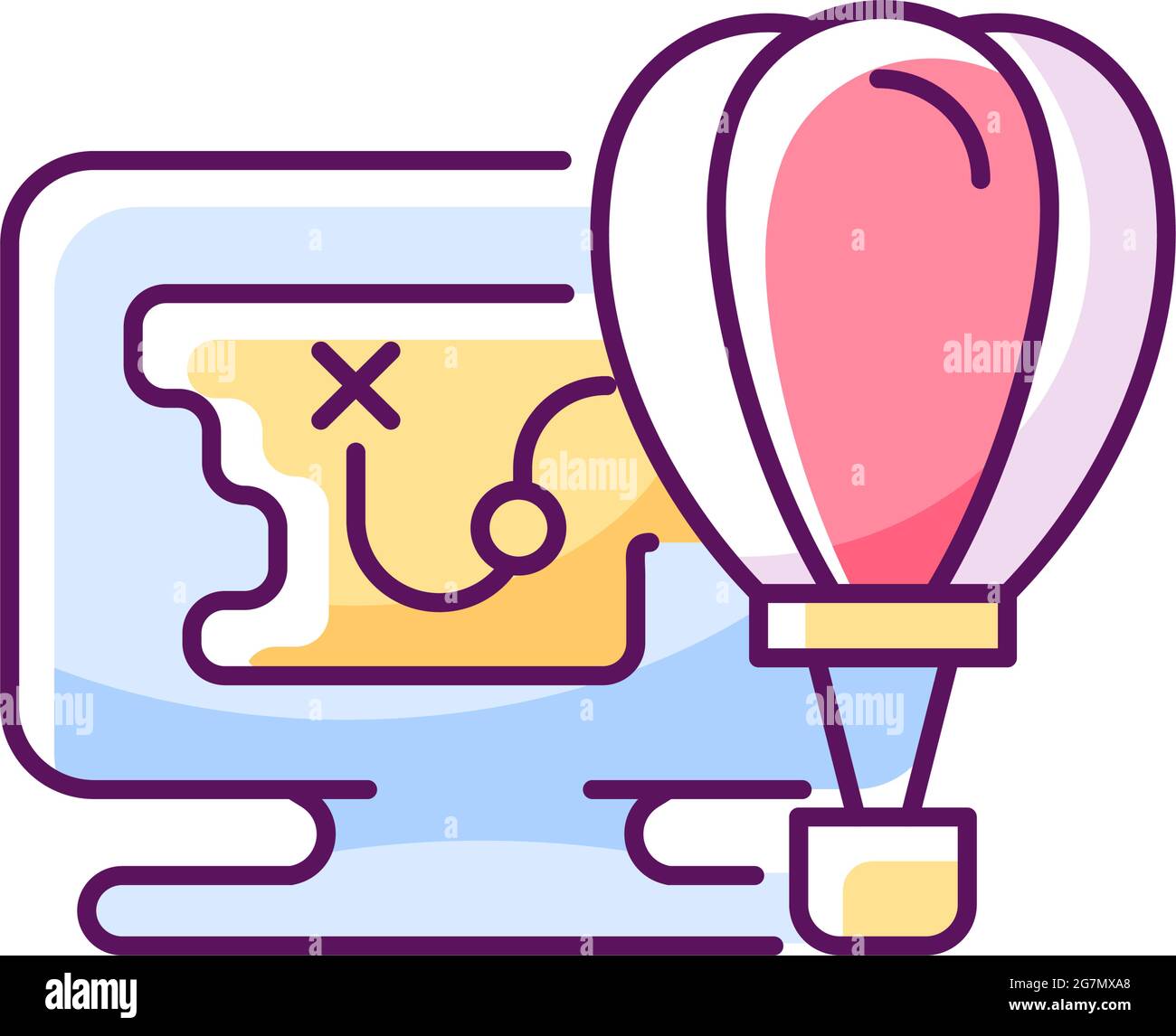 Virtual environment entertainment fun Stock Vector Images - Alamy