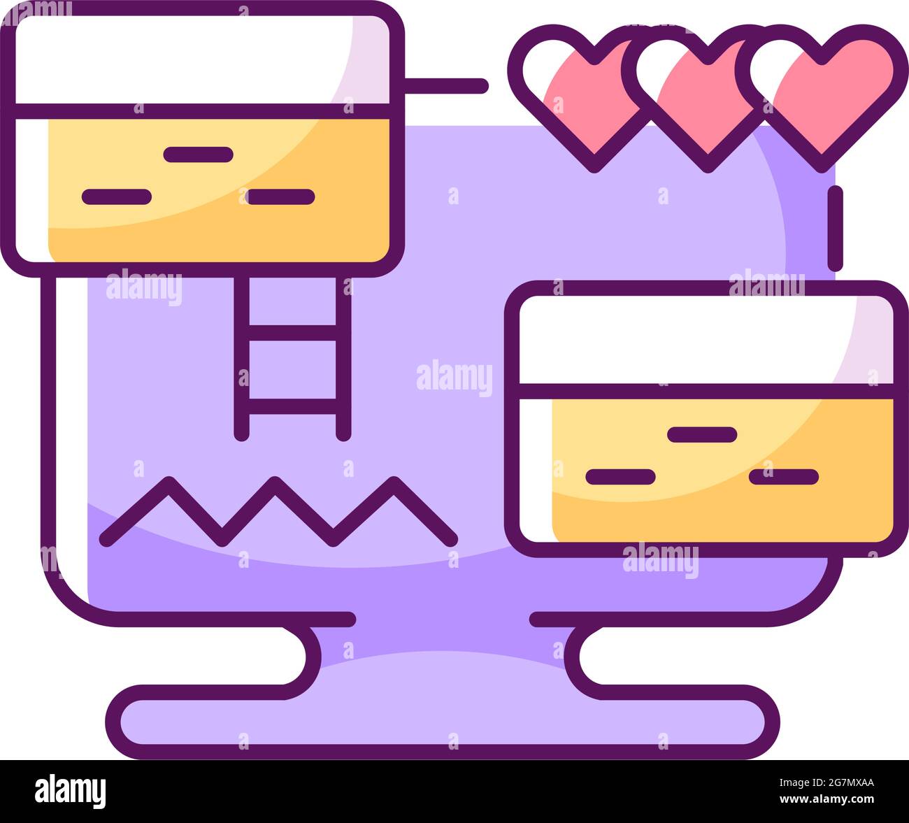 Platform video game RGB color icon Stock Vector Image & Art - Alamy