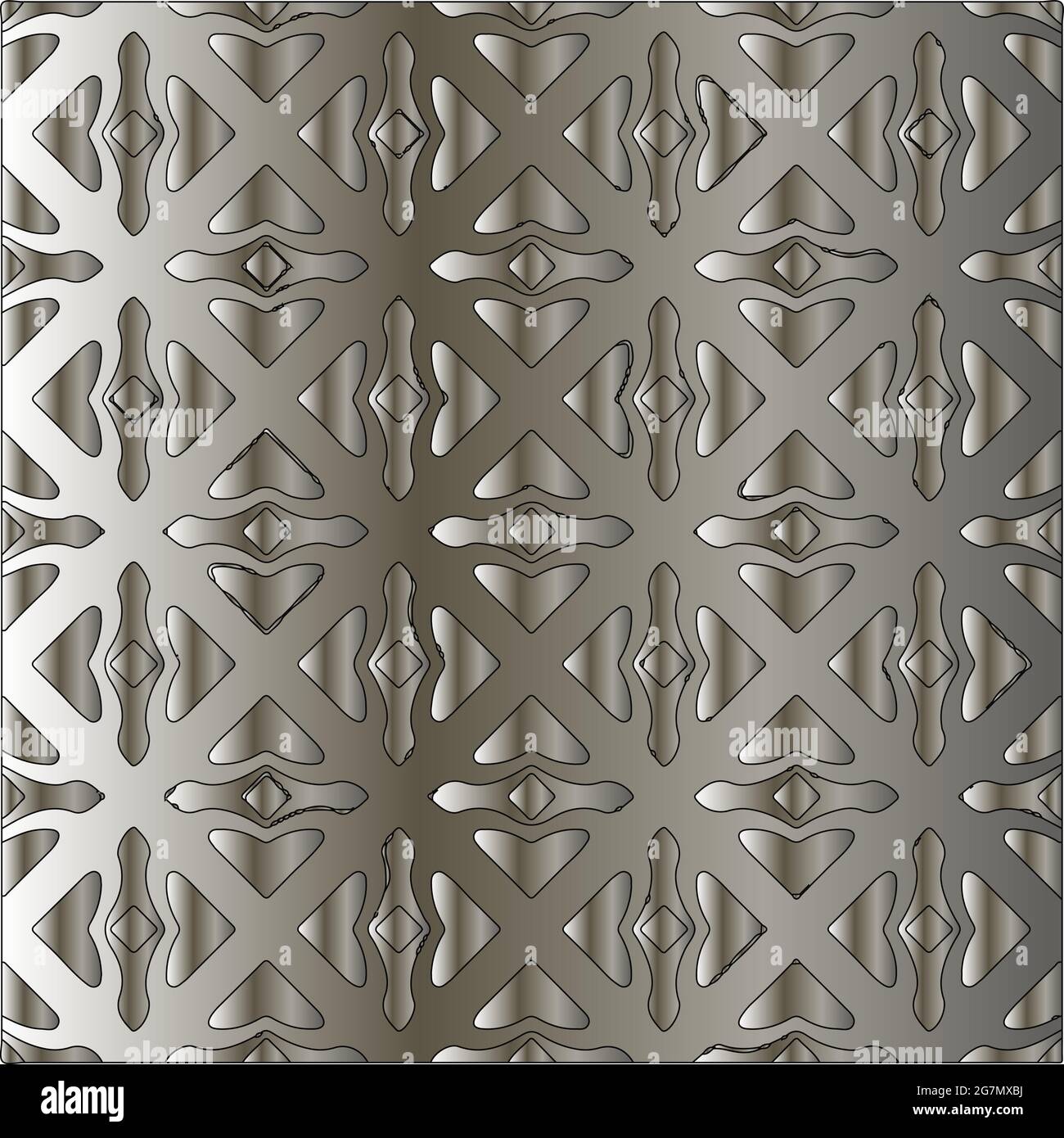 steel metallic gradient with a repeating pattern. Abstract metallic ...