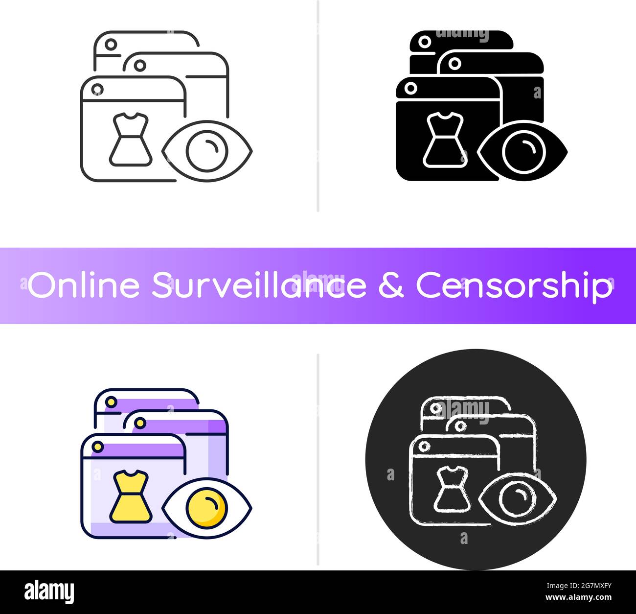 Online behavioral tracking icon Stock Vector Image & Art - Alamy
