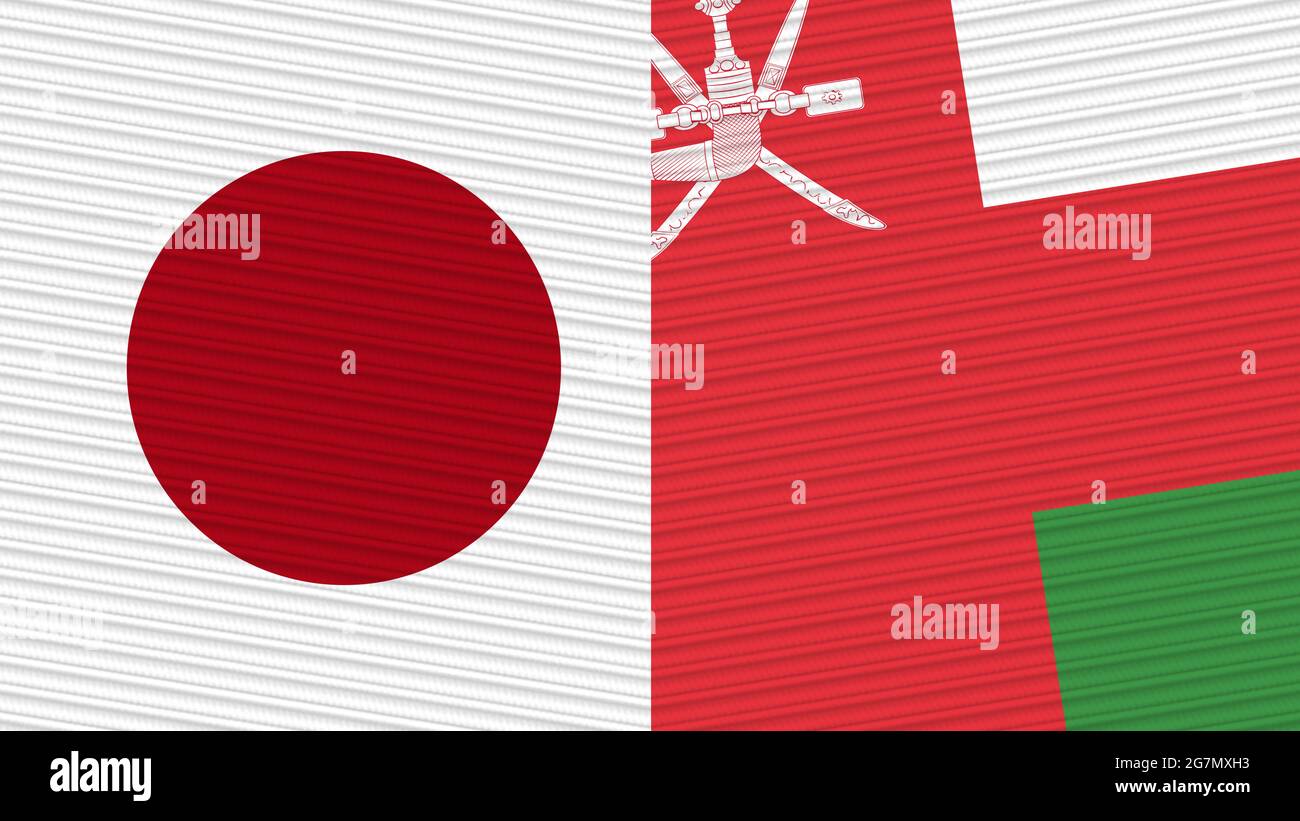 Pakistan and Japan Two Half Flags Together Fabric Texture Illustration ...