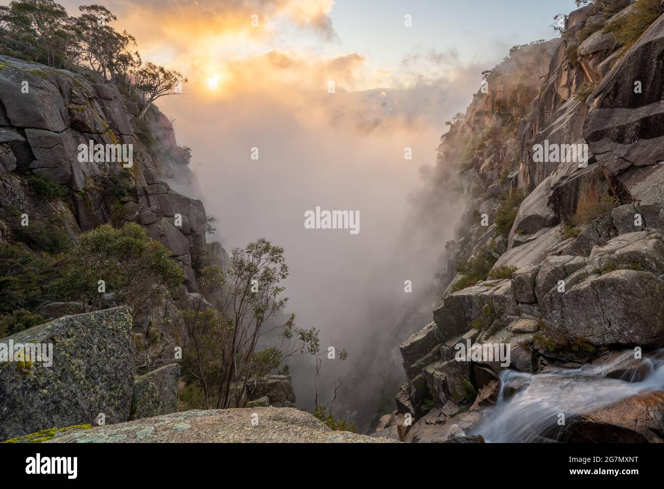 Crystal Brook Falls at The Gorge, Mount Buffalo, Victoria, Australia ...