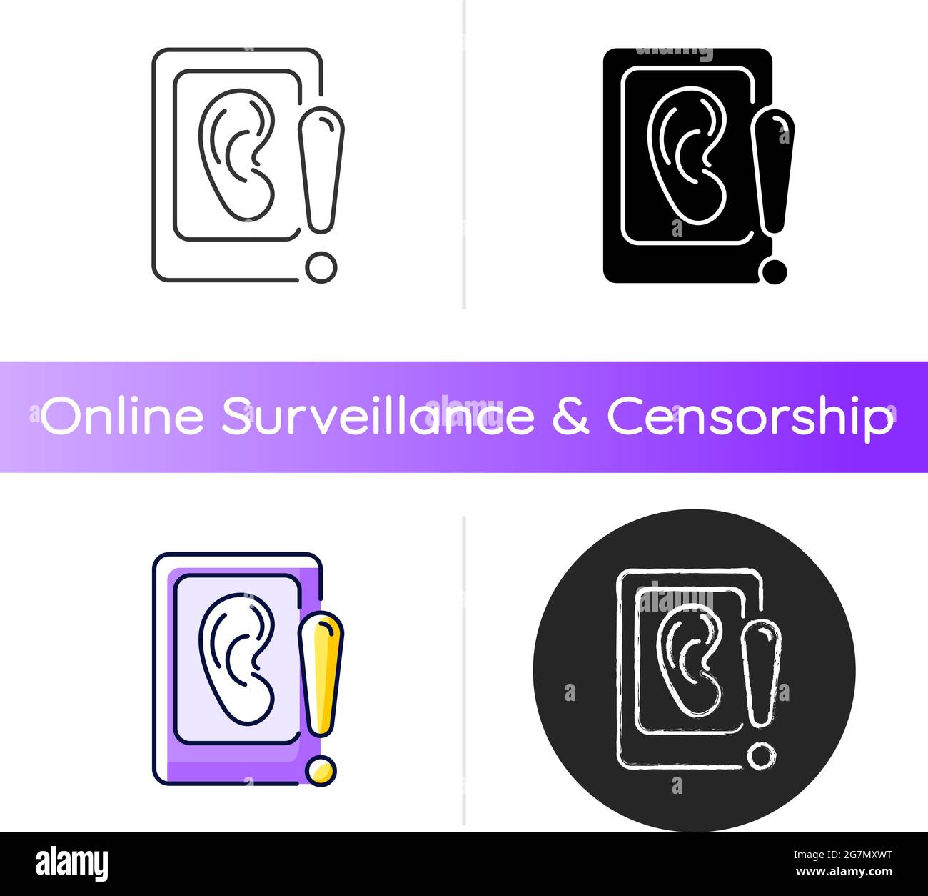 Mobile spying Stock Vector Images - Alamy