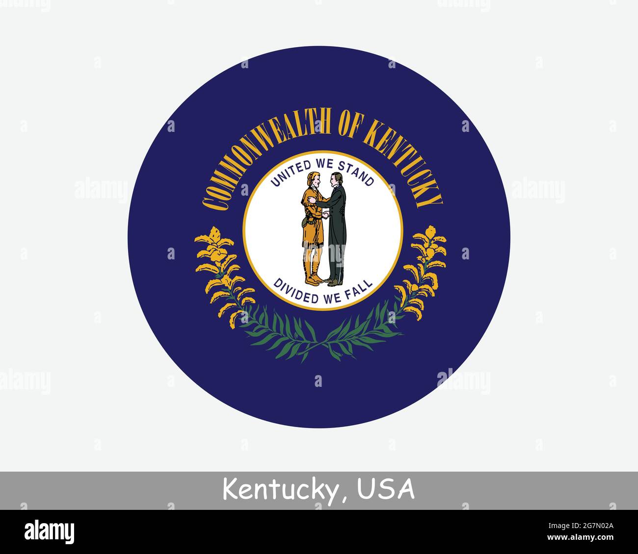 Kentucky bluegrass state sign hi-res stock photography and images - Alamy