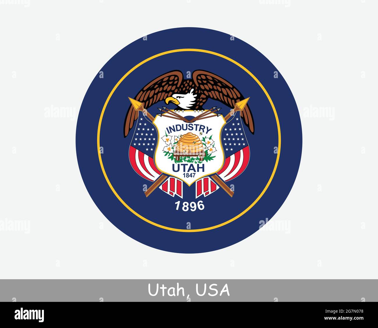 Mormon flat Stock Vector Images - Alamy
