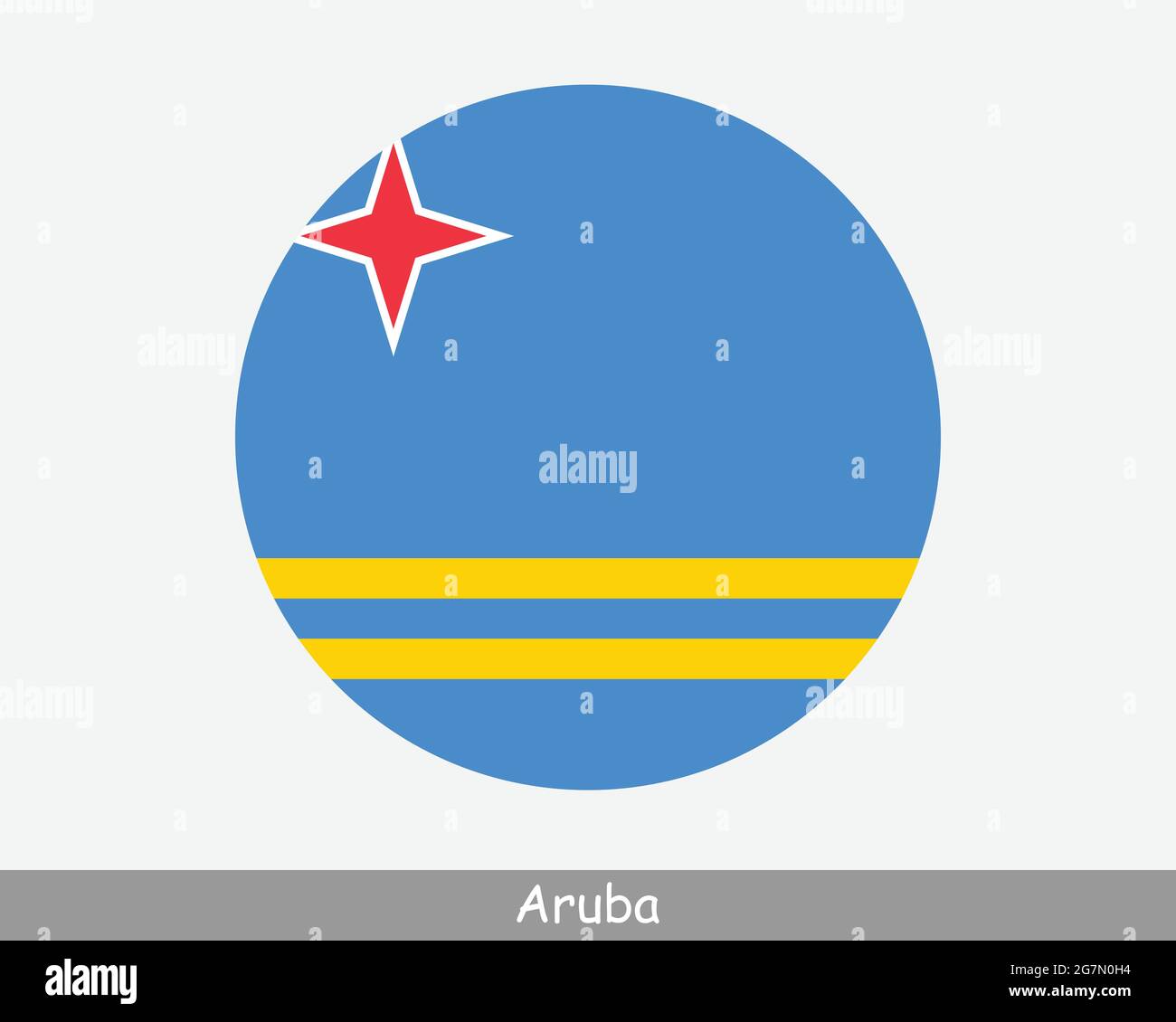 Aruba flag clipart hi-res stock photography and images - Alamy