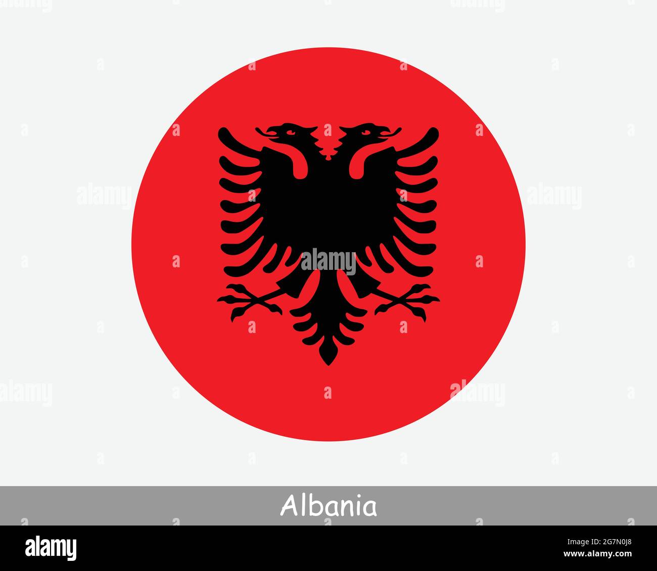 Albania flag badge Stock Vector Images - Alamy
