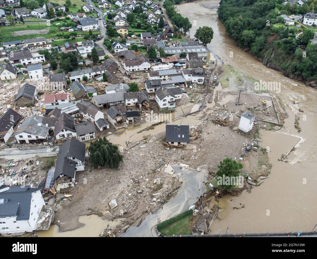 Schuld, Germany. 15th July, 2021. The village in the district of ...