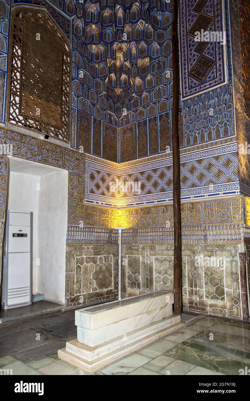 Gur Emir mausoleum, with horsehair to keep away evil eye, from ...