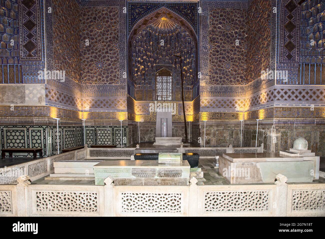 Gur Emir mausoleum, with horsehair to keep away evil eye, from ...