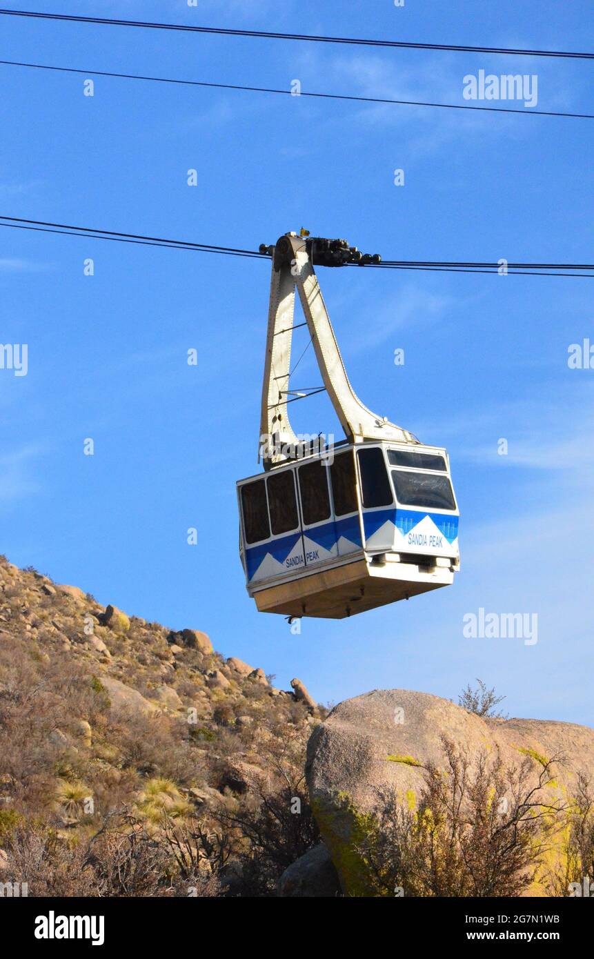 Sandia Peak Tramway in Albuquerque, New Mexico Stock Photo - Alamy