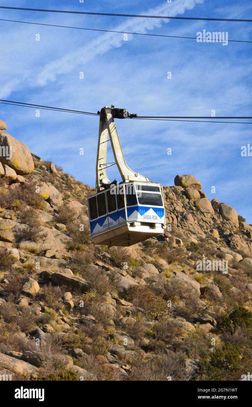 Sandia Peak Aerial Tramway High Resolution Stock Photography and Images ...