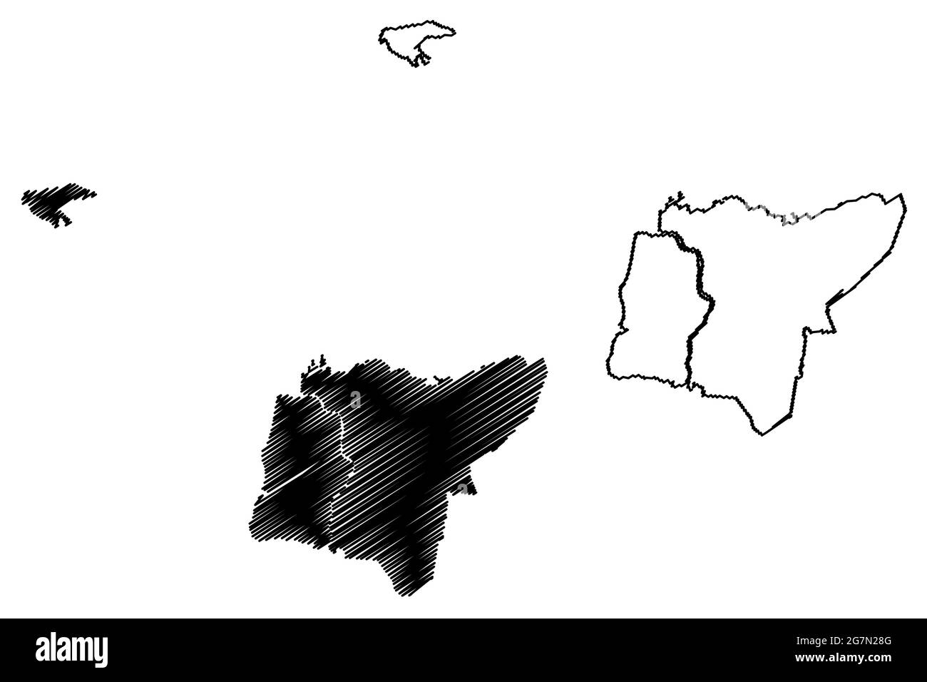 Leer district (Federal Republic of Germany, rural district, State of ...