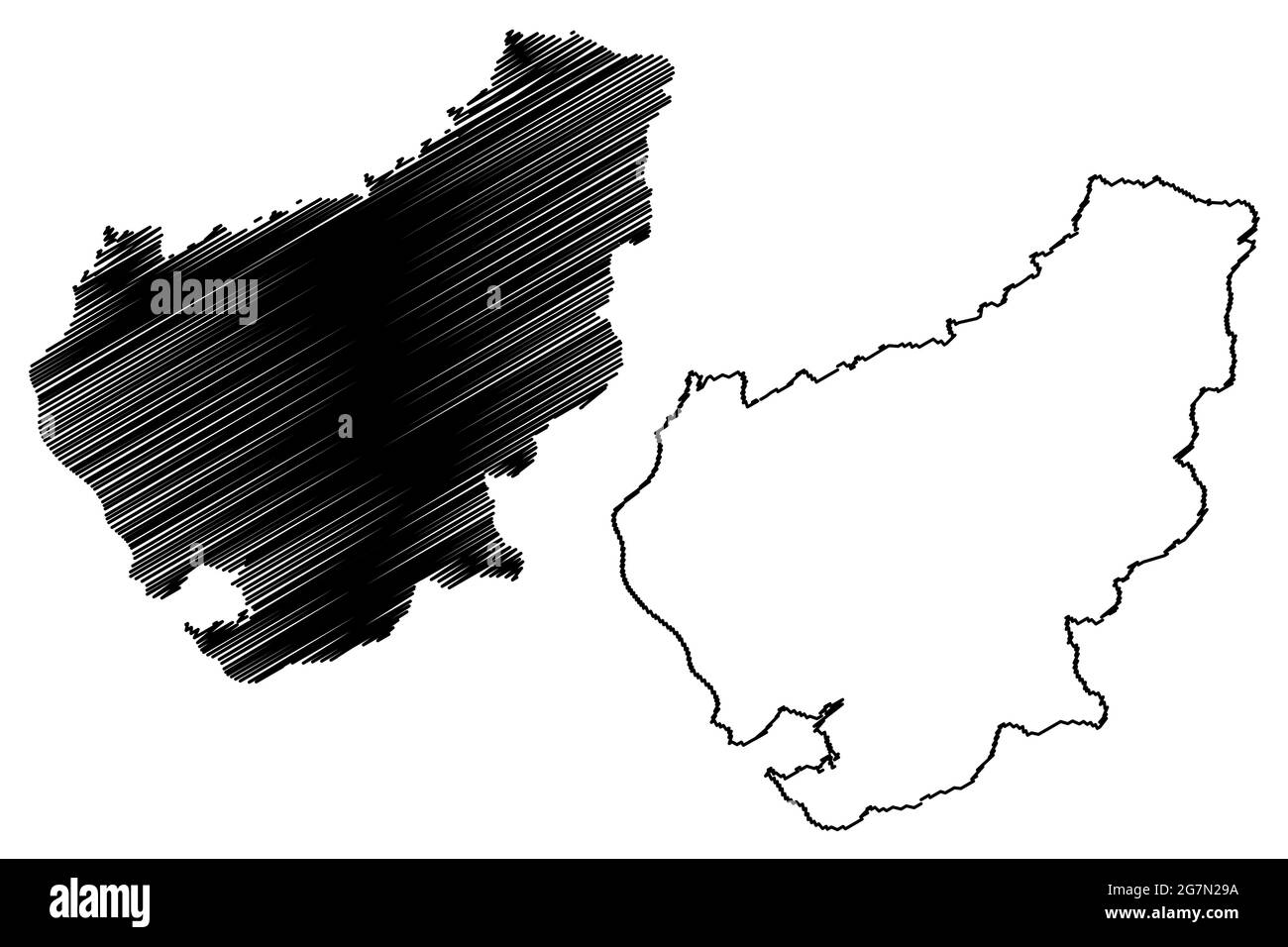 Lorrach district (Federal Republic of Germany, rural district, Baden ...