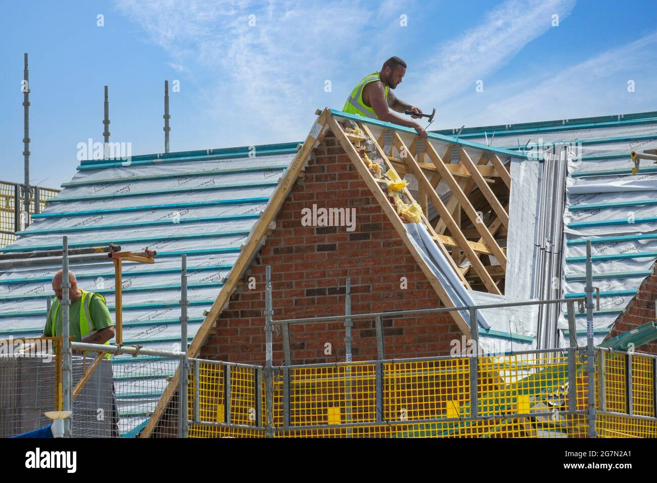 Keepmoat homes property developers, development site in Chorley ...