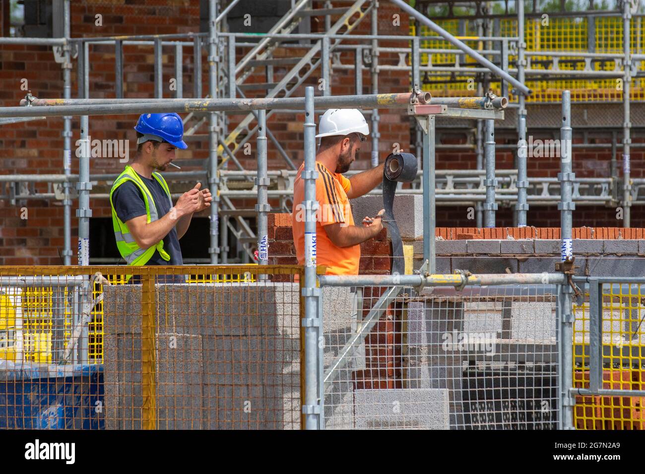 Keepmoat homes property developers, development site in Chorley ...