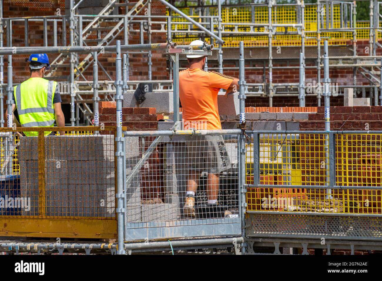 Keepmoat homes property developers, development site in Chorley ...