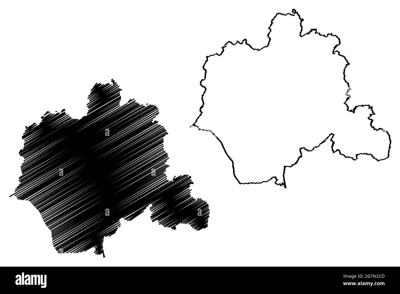 Lippe district (Federal Republic of Germany, State of North Rhine ...