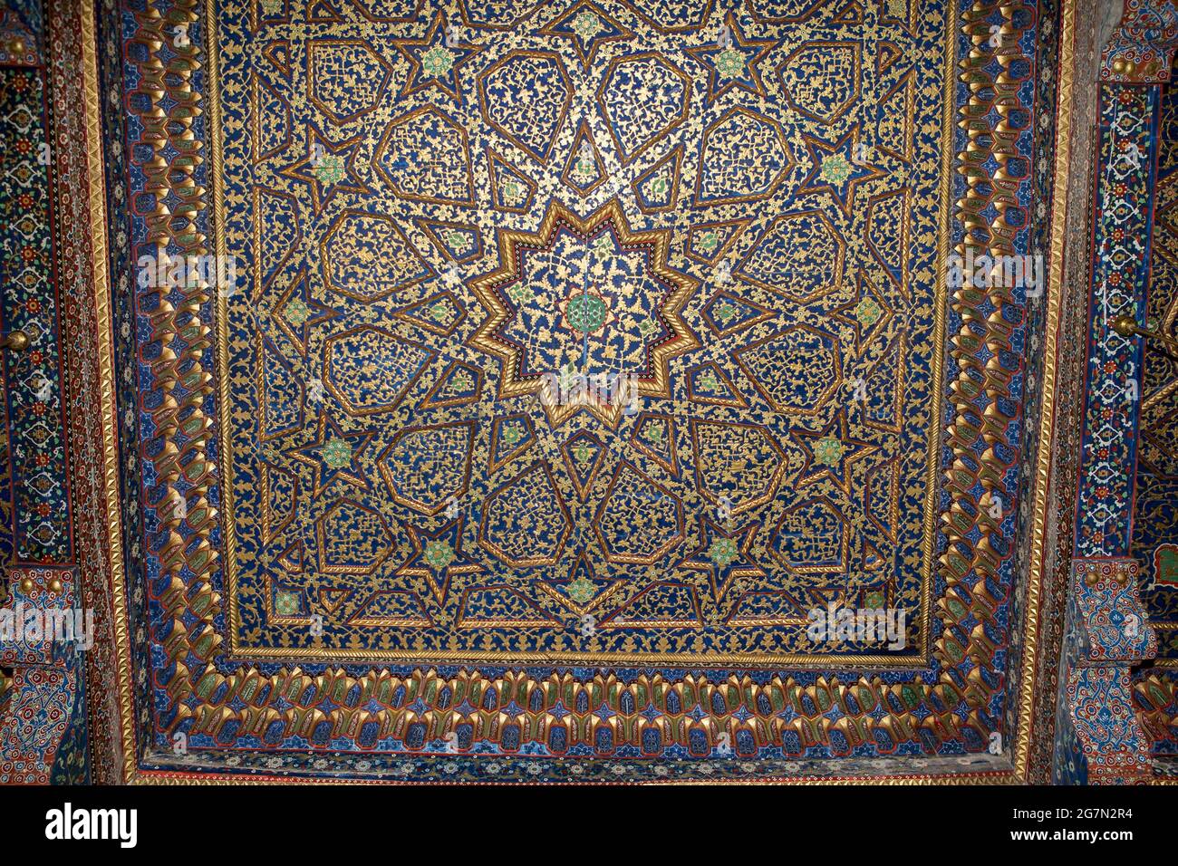 Mosque interior, Baha-ud-Din Naqshband complex, Hazrat Muhammad ...