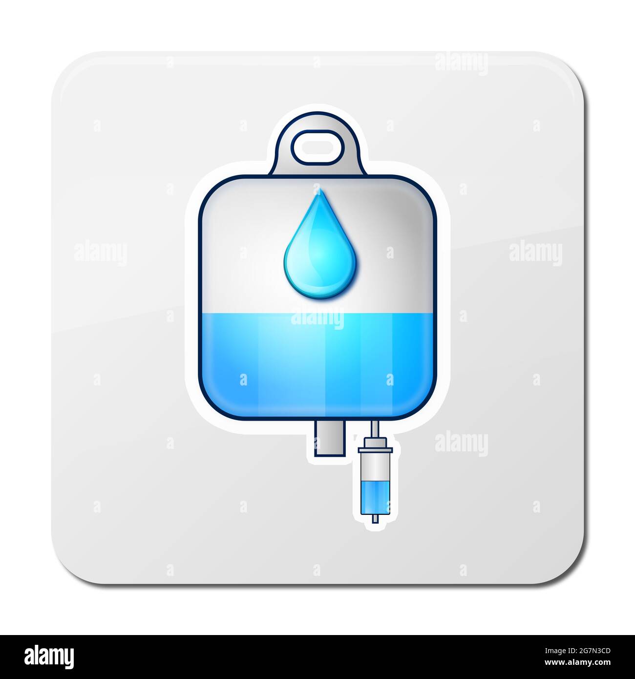 intravenous infusion set long shadow flat style medic icon illustration ...