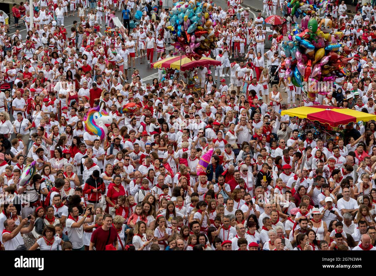 FRANCE. PYRENEES-ATLANTIQUES (64) BASQUE COUNTRY. BAYONNE FESTIVAL 2018 ...