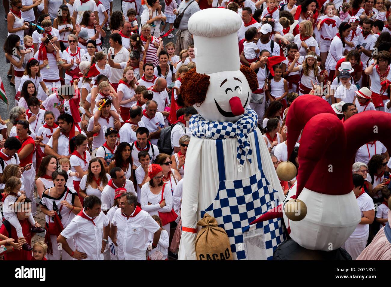 FRANCE. PYRENEES-ATLANTIQUES (64) BASQUE COUNTRY. BAYONNE FESTIVAL 2018 ...