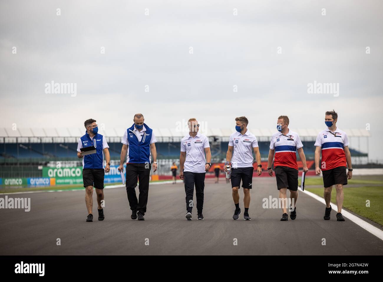 Silverstone, UK. 15th July, 2021. Nikita Mazepin (RUS) Haas F1 Team ...