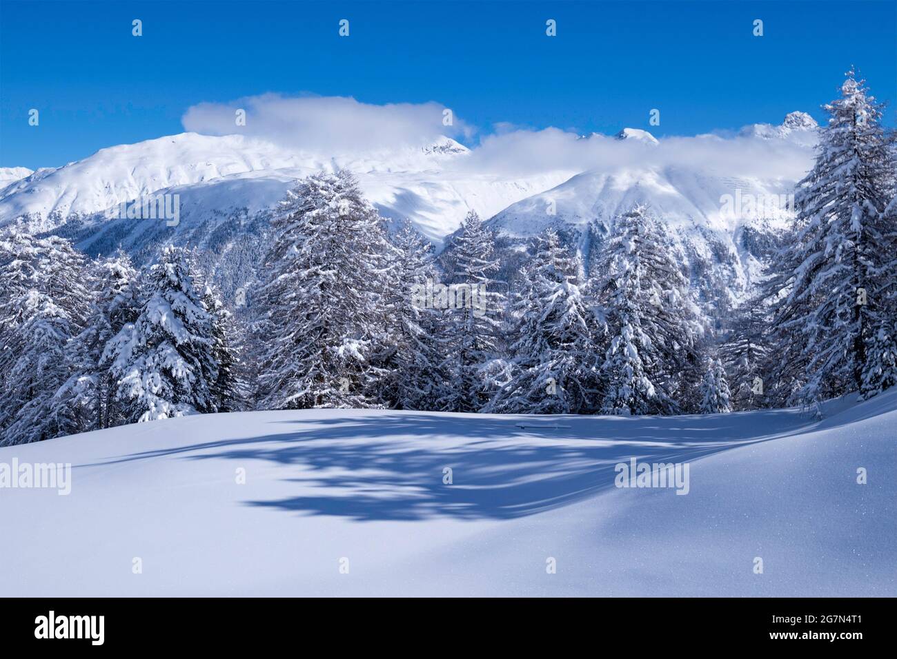 Switzerland engadin snow hi-res stock photography and images - Alamy