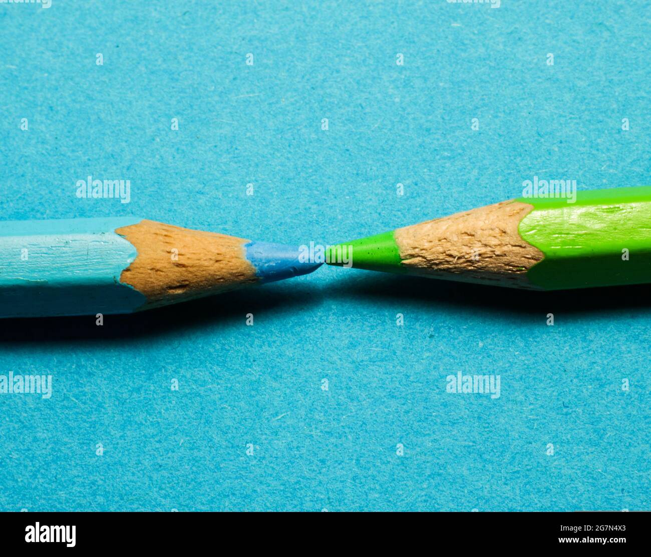 Closeup two red pencils hi-res stock photography and images - Alamy