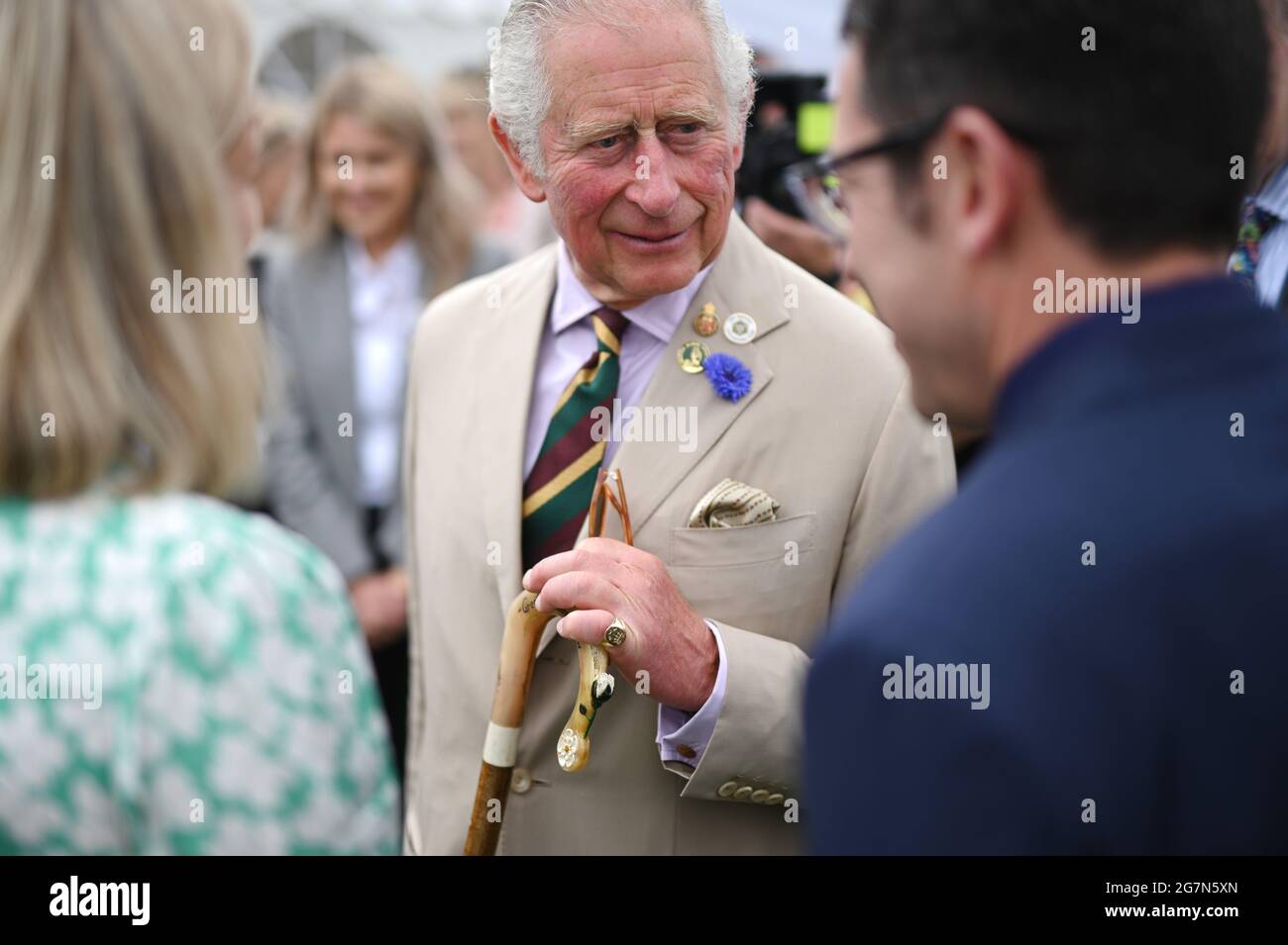 The Prince of Wales during a visit to the Great Yorkshire Show at the ...