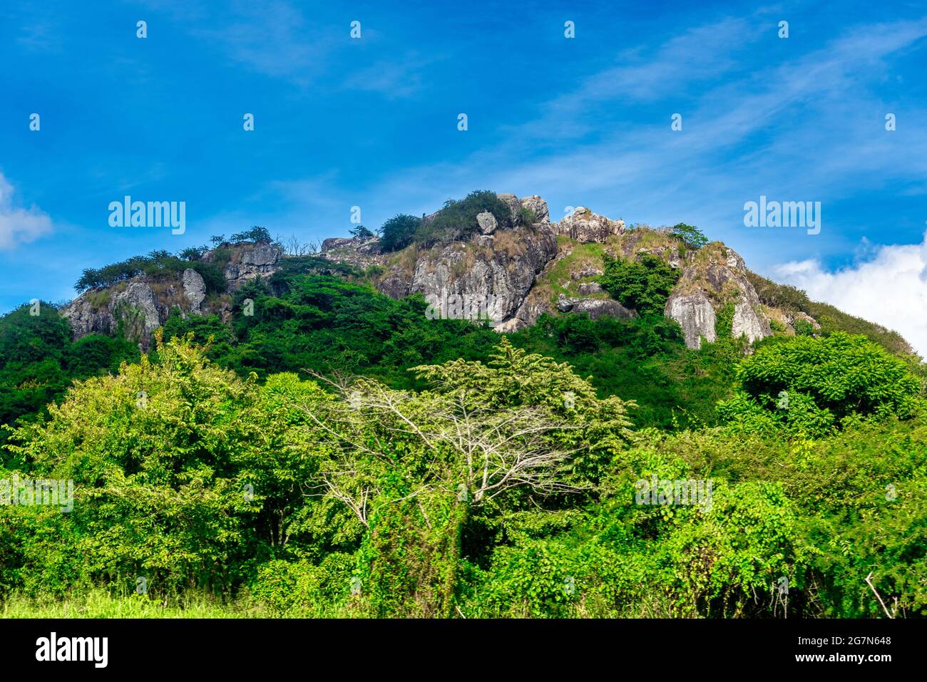 Landscape scenic Hanabanilla Lake Dam, Villa Clara, Cuba Stock Photo ...