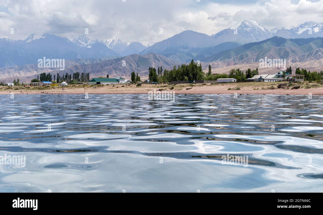 Issyk kul lake mountains panoramic hi-res stock photography and images ...