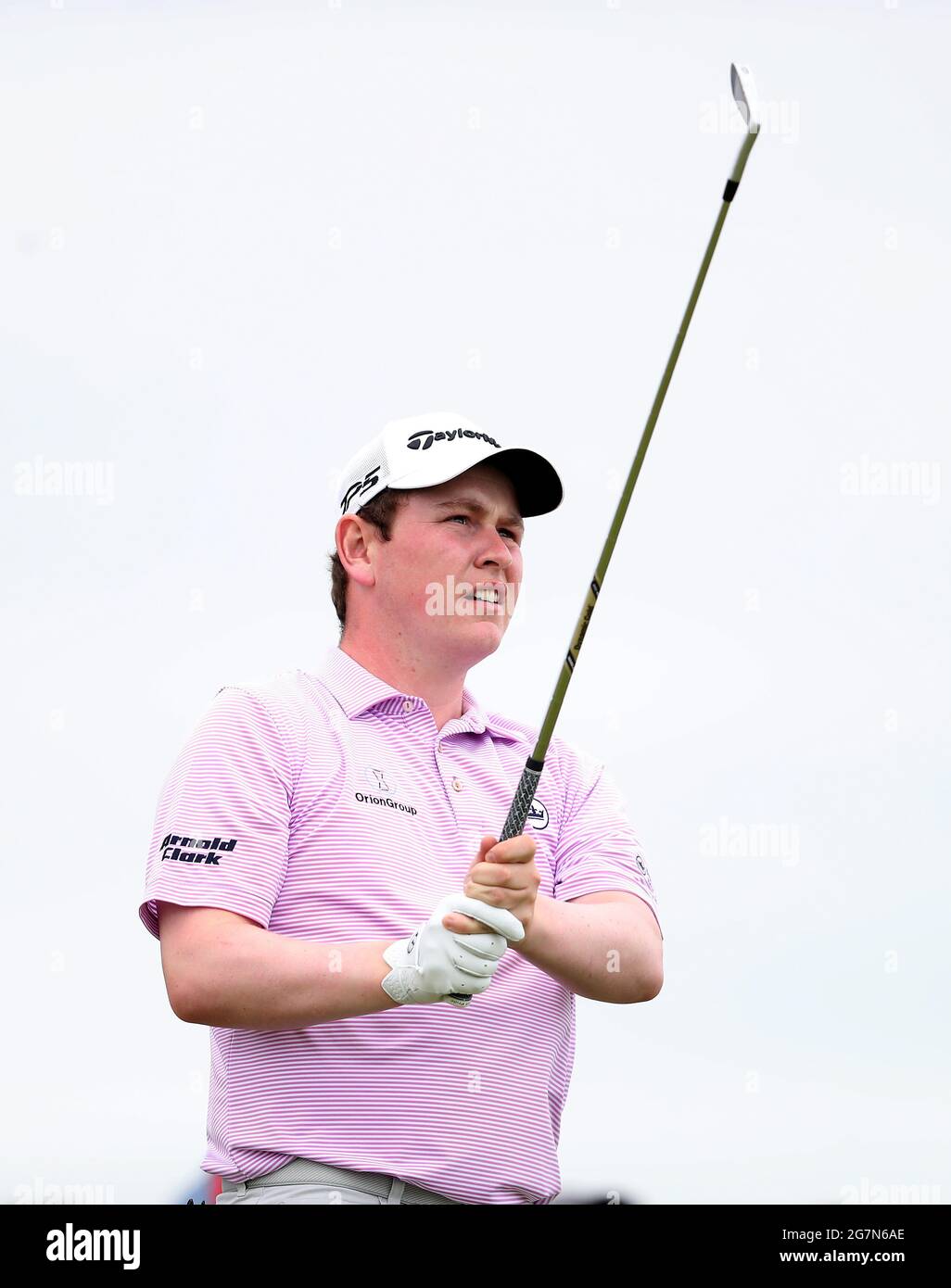 Scotland's Robert MacIntyre tees off during day one of The Open at The ...