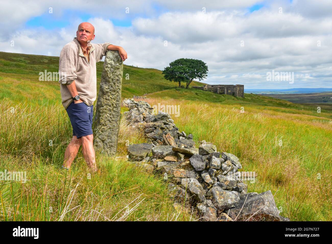 Top Withens, Bronte Country, Haworth, Pennines, Yorkshire Stock Photo ...