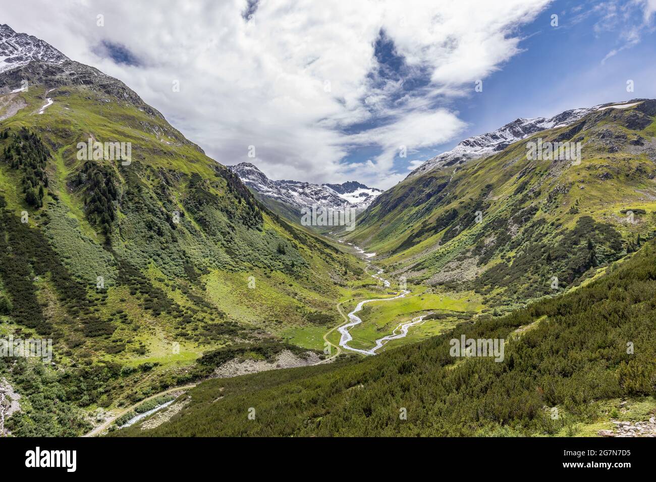 Swiss alps river landscape hi-res stock photography and images - Alamy