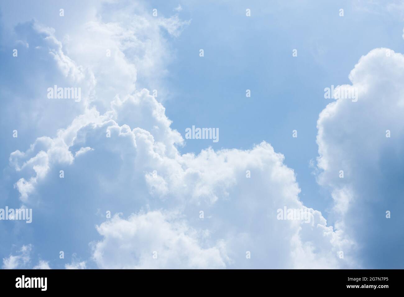 Beautiful blue sky with clouds, sky daylight. Natural sky composition ...