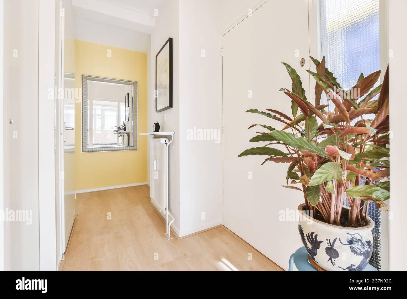 Bright interior design of a luxury house Stock Photo - Alamy