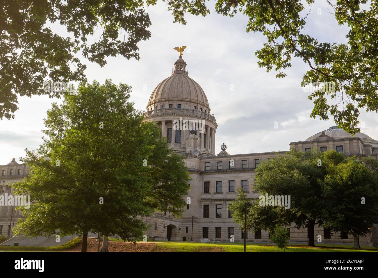 The state capitol building of Mississippi in Jackson Mississippi Stock ...